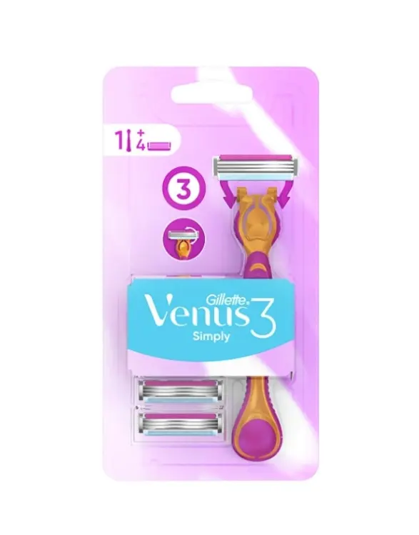 Gillette Jednokratni brijač sa 4 dopune, Simply Venus 3 Basic