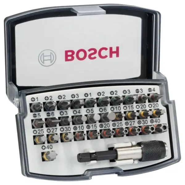 BOSCH 32-delni set bitova sa brzo izmenljivim držačem