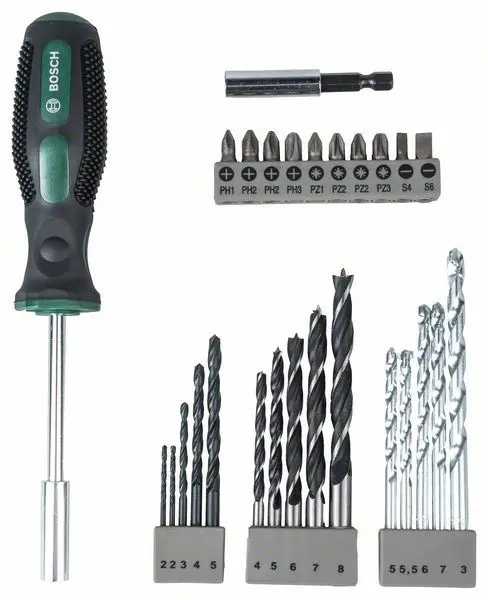 BOSCH Set burgija i bitova odvrtača 27/1 2607017201