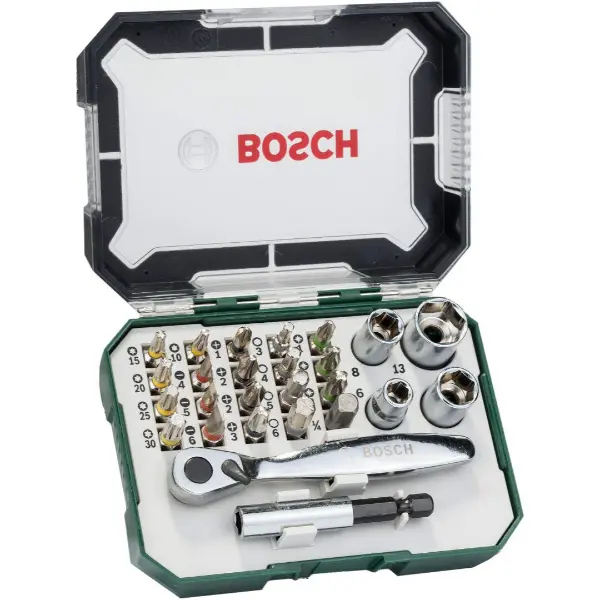 BOSCH 26-delni set bitova sa rašpom