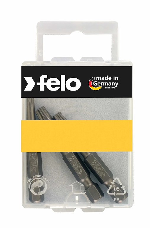 Felo Set Bitova Industrial TORX, TX10/TX15/TX20 x 50, 3 komada