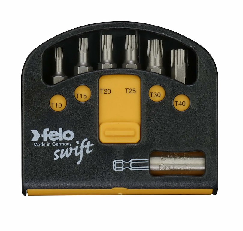 Felo Set bitova Industrial Swift, Sa držačem TORX, 7 komada