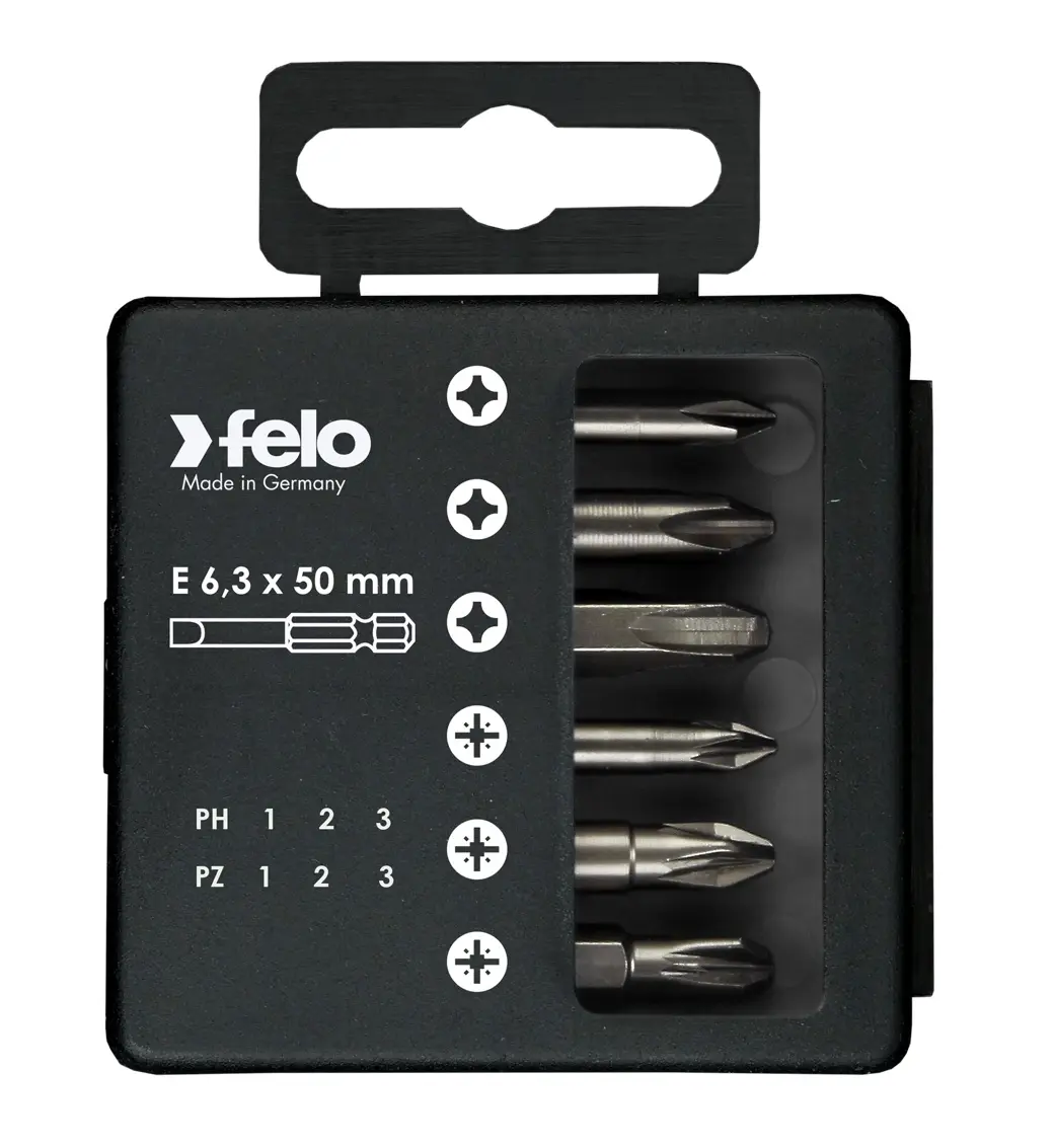 FELO Set bitova Industrial Bit-box Profi 50 mm PH/PZ 03291516 6 kom