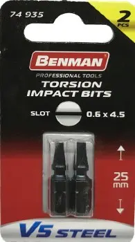 BENMAN Bit umetni nasadni ključ 0,6x4,5x25