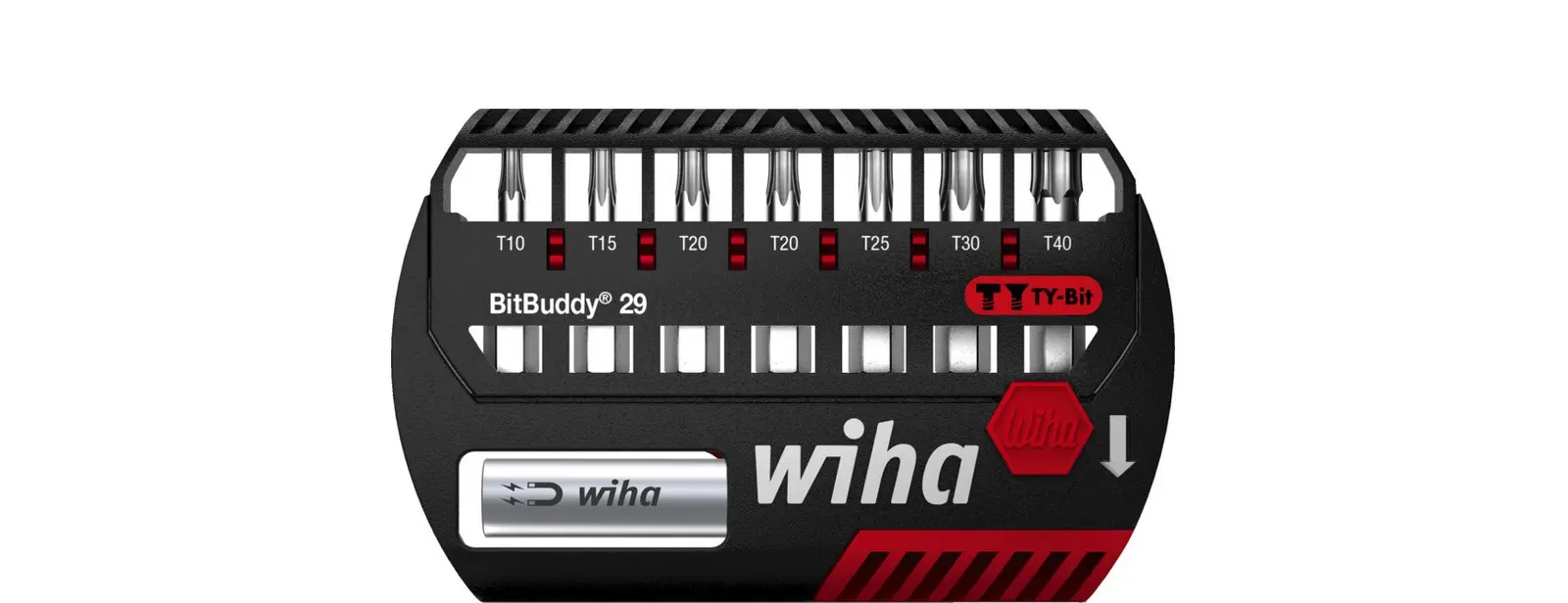 WIHA BitBuddy TY set bitova 29 mm Torx 1/4" 9/1 42136 crveni