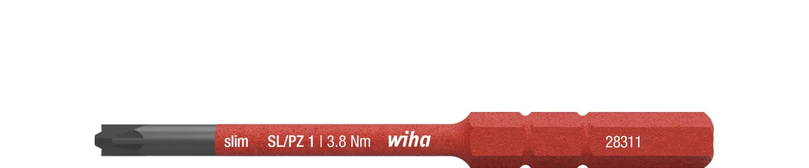 WIHA 34589 slimBit električarski Bit PlusMinus / Pozidriv, SL/PZ1