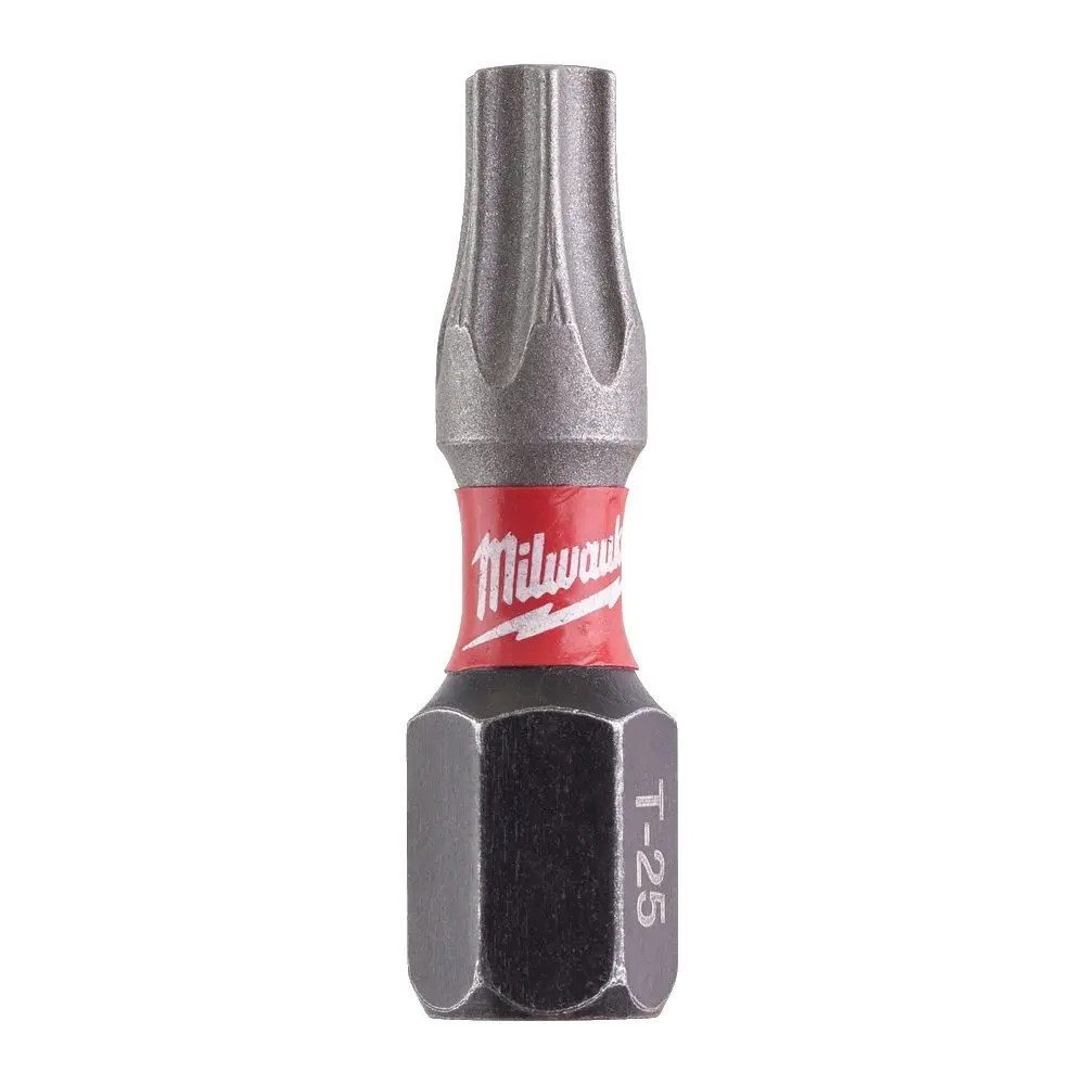 Milwaukee Udarni bitovi TX SHOCKWAVE ojačani 1/4" Gen II TX25 25 mm 25/1
