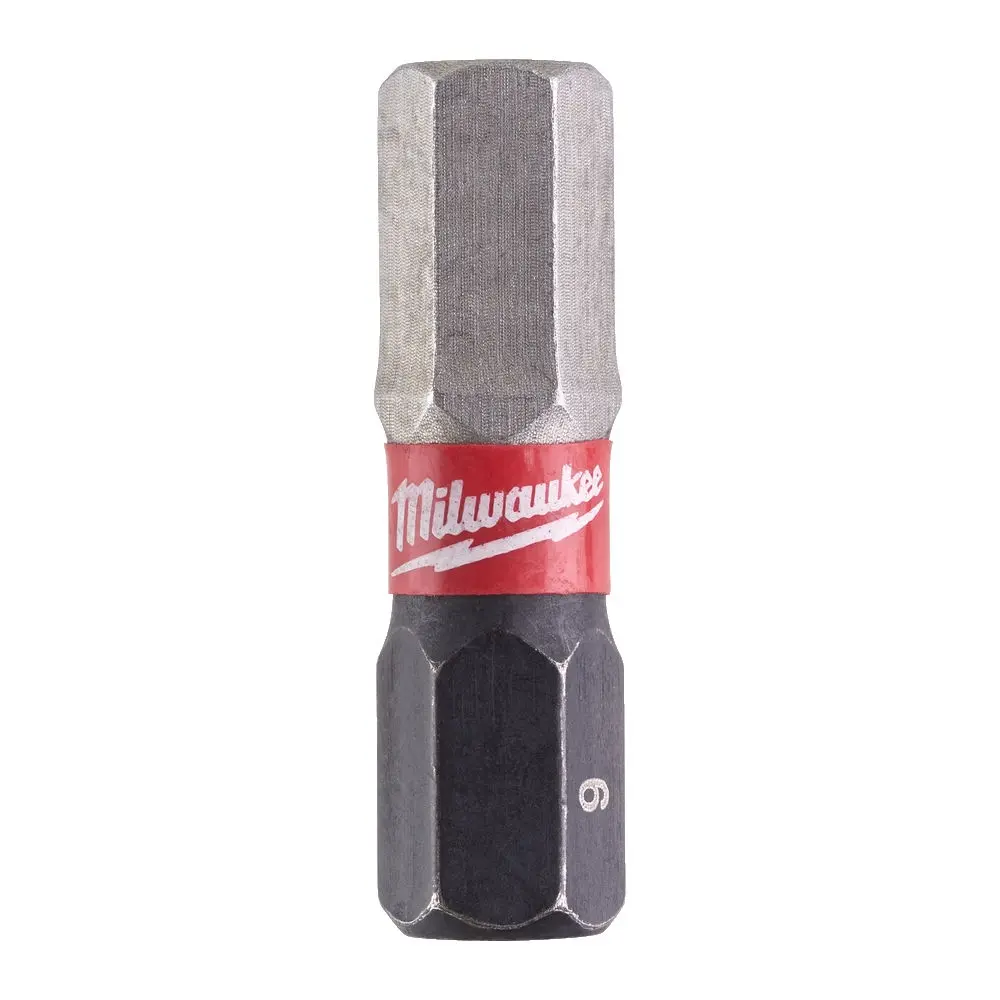 Milwaukee Udarni bitovi HEX SHOCKWAVE ojačani 1/4″ Gen II Hex6 25 mm 2/1