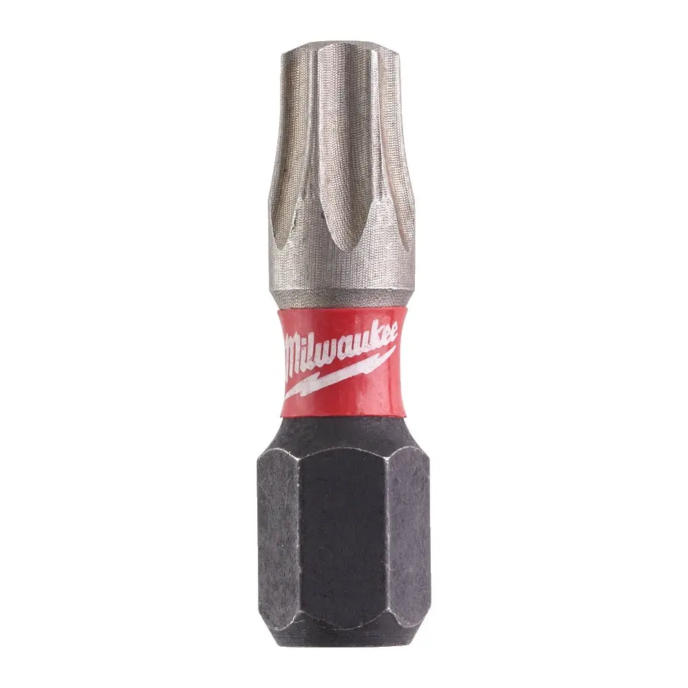 Milwaukee Udarni bitovi TX SHOCKWAVE ojačani 1/4" Gen II TX27 25 mm 2/1