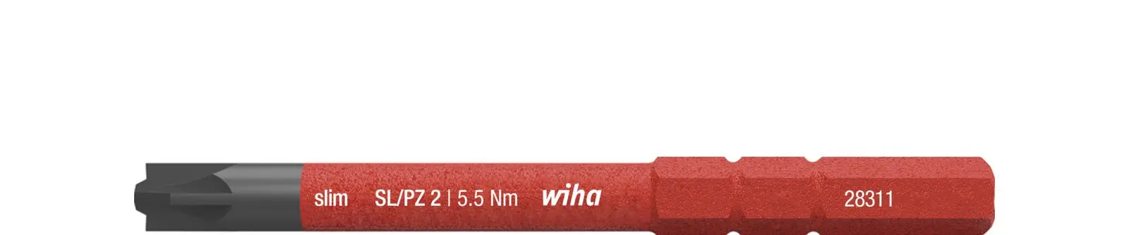 WIHA 34590 slimBit električarski Bit PlusMinus / Pozidriv, SL/PZ2