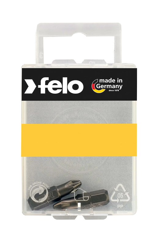 FELO Bit Industrial Pozidriv PZ2 x 25 02102036 2 kom u blisteru
