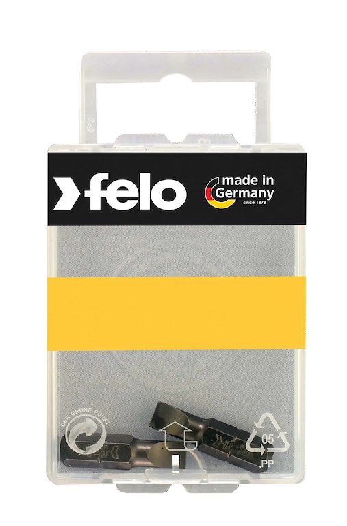FELO Bit Industrial slot SL6,5 x 25 02061036 2 kom u blisteru