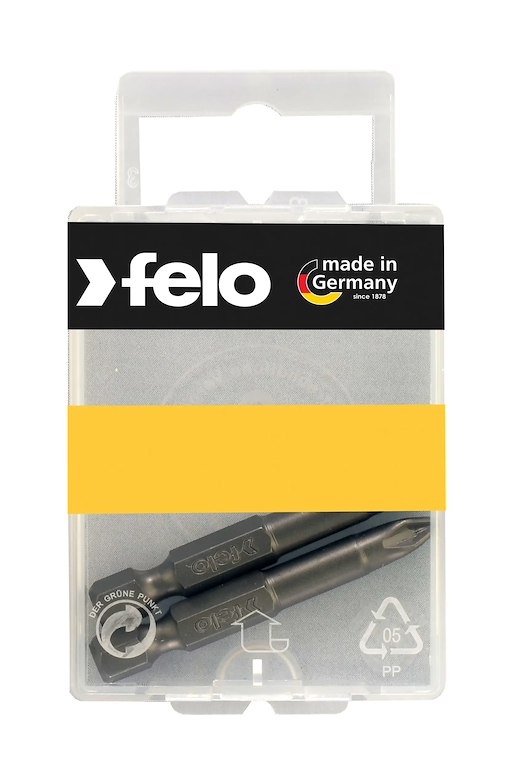 FELO Bit Industrial Pozidriv PZ1 x 50 03101536 2 kom u blisteru