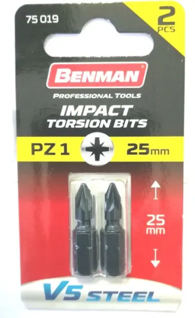BENMAN Torzioni bit Umetni PZ 2x25