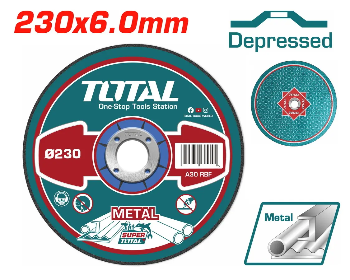 Total Brusni disk za brušenje metala TAC2232301, 230mm