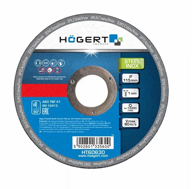 HÖGERT Rezna ploča za metal/inox 230 mm, 1.9 mm ECO
