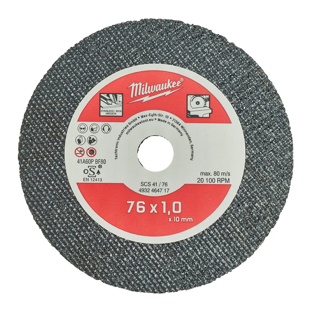 Milwaukee Rezni disk 76x1mm set 5/1