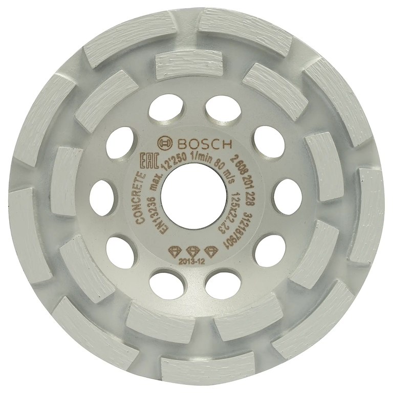 Bosch Dijamantska lončasta ploča Best for Concrete 2608201228, 125 x 22,23 x 4,5 mm
