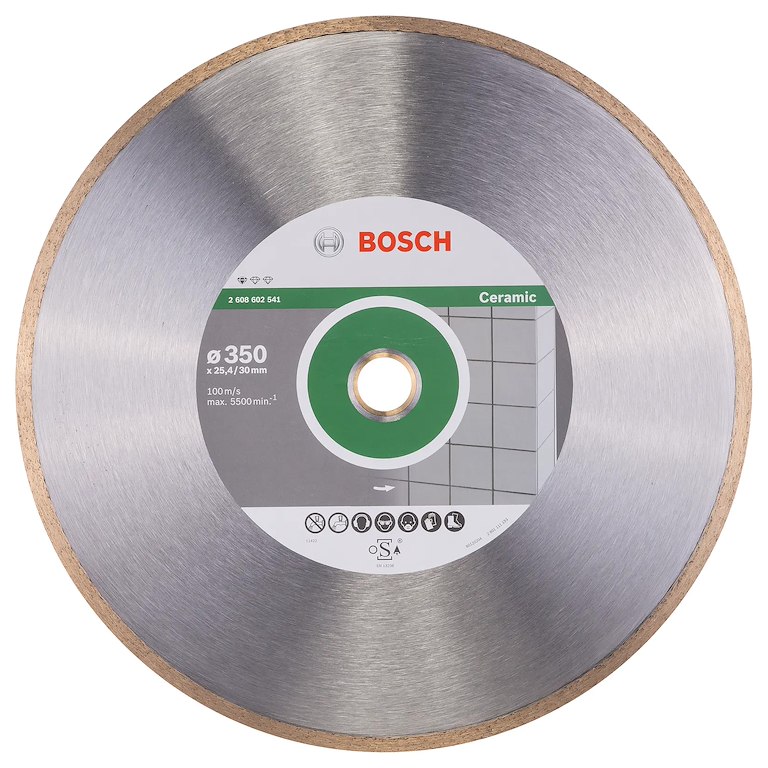Bosch Dijamantska rezna ploča Standard for Ceramic 2608602541, 350 x 30+25,40 x 2 x 7 mm