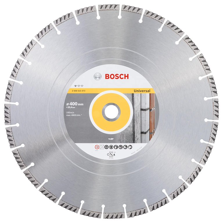 Bosch Dijamantska rezna ploča Standard for Universal 400x25,4 2608615073, 400x20x3.2x10mm