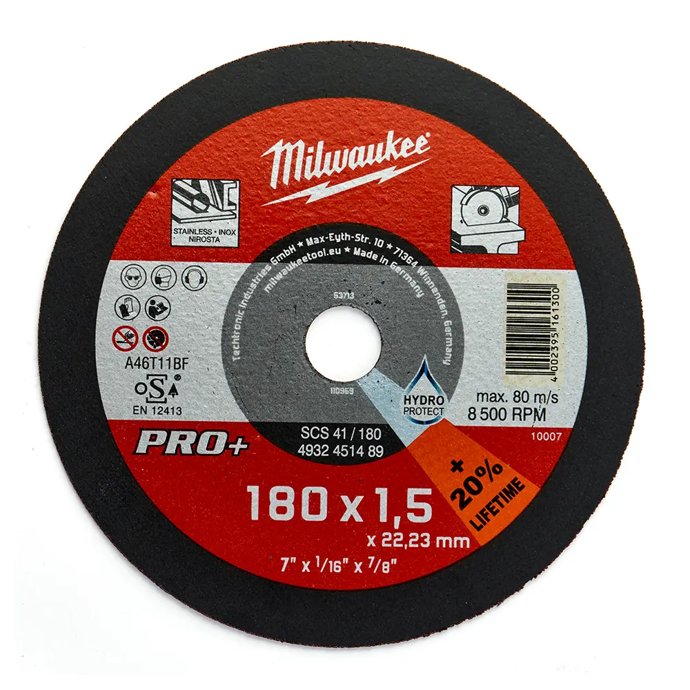Milwaukee Tanka rezna ploča za metal PRO+ SCS41 180 x 1.5 mm