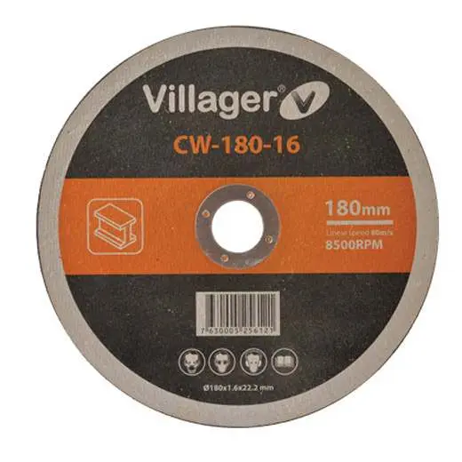 Villager rezne ploče za metal CW-180-16, 10 komada