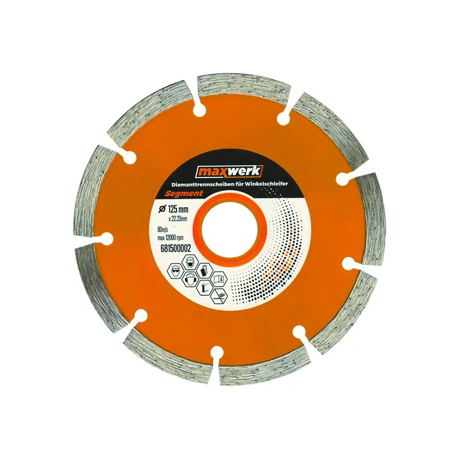 MAXWERK Rezna ploča dijamantska segmentna 115mm
