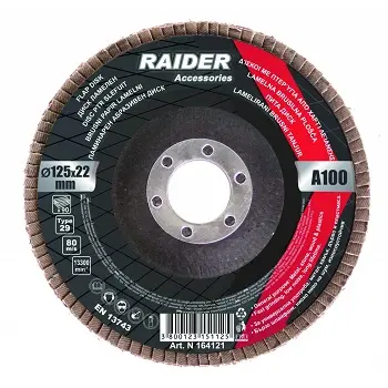 Raider А-80 Lamelni brusni papir, 125mm