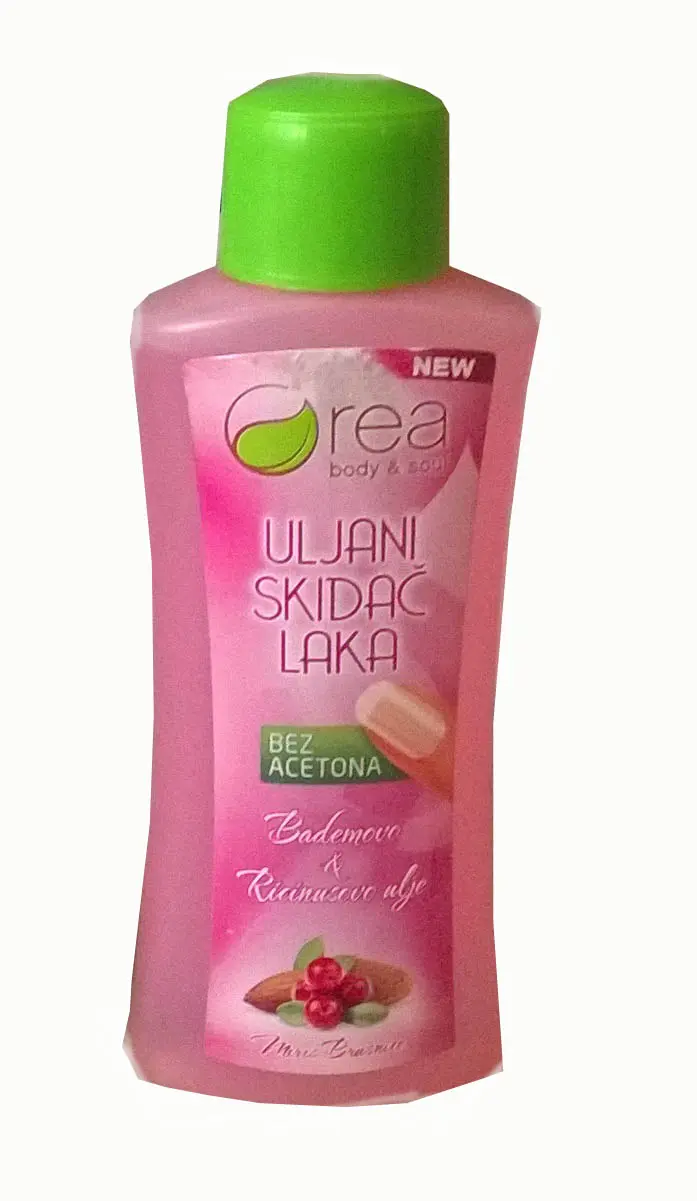 Orea Uljani skidač laka bez acetona, 100ml