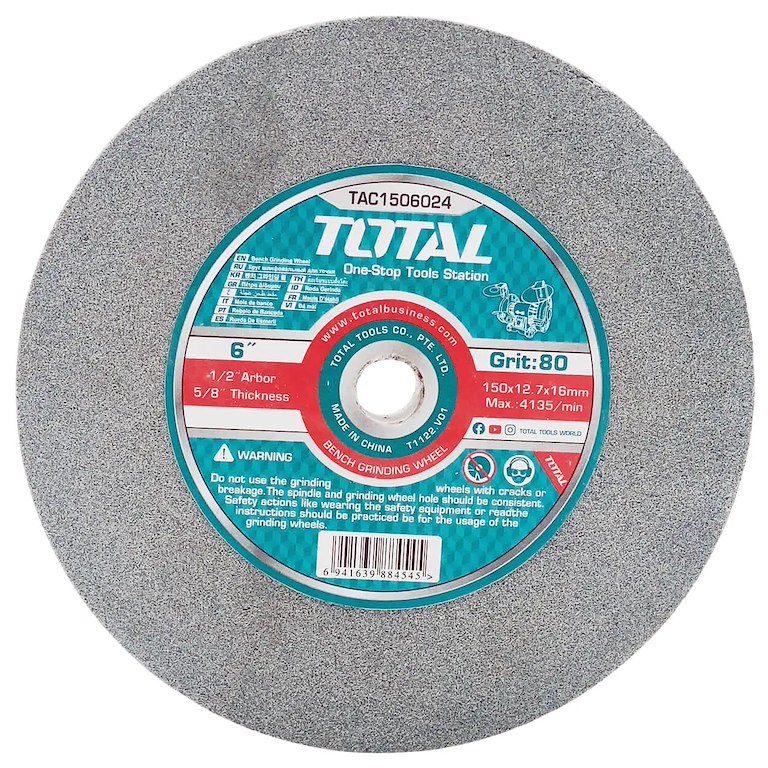 Total Brusni kamen TAC1506024, 150x12, 7x16mm, Granulacija 80