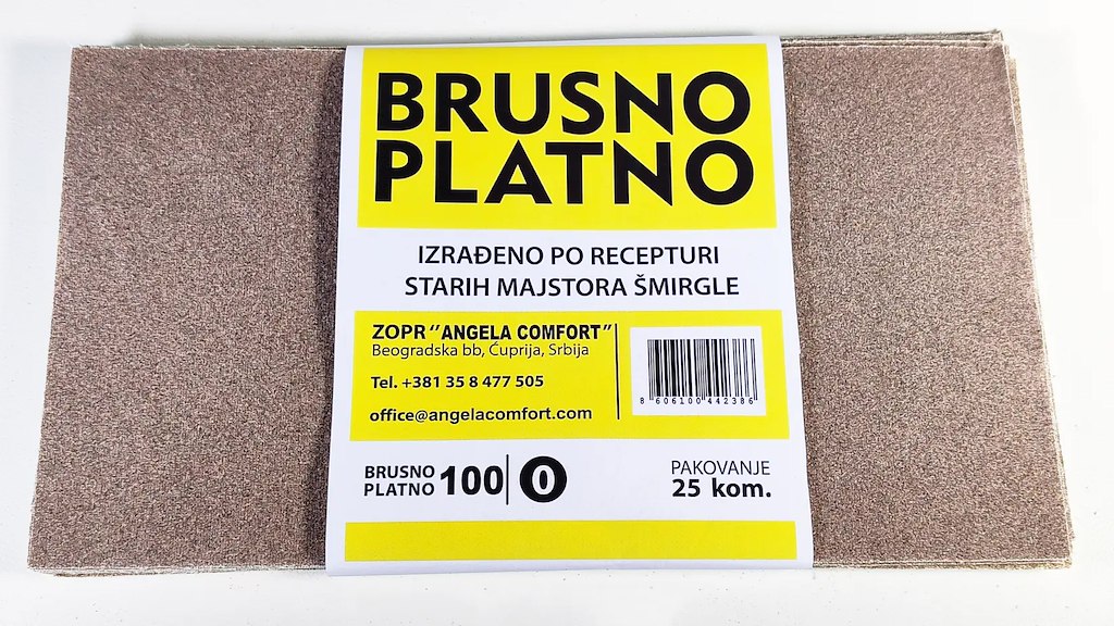 ANGELA COMFORT Brusno platno, 100(0), 25 komada