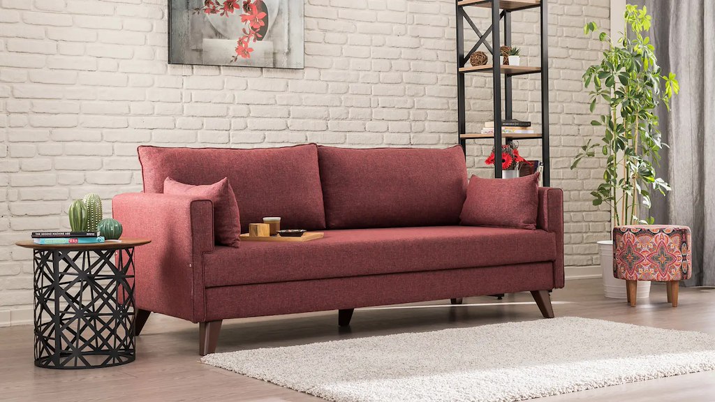 Atelier del Sofa Trosed Bella 208x85x81cm Bordo