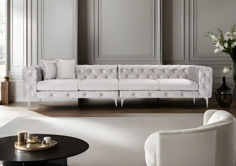 Atelier del Sofa Como Sofa, Svetlosiva
