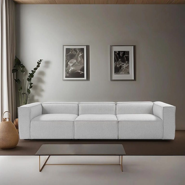 Atelier del Sofa Trosed Fora 296x66cm Svetlosivi