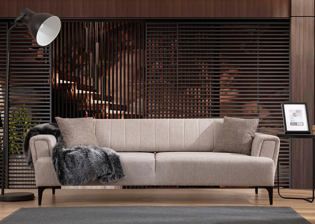 Atelier del Sofa Trosed na razvlačenje Hamlet 95x77x230cm Bež