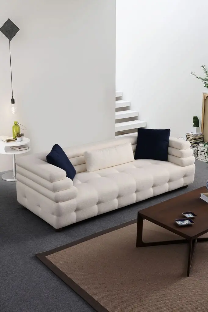 Atelier del Sofa Trosed Boston 3, 255x102x75 cm, Beli