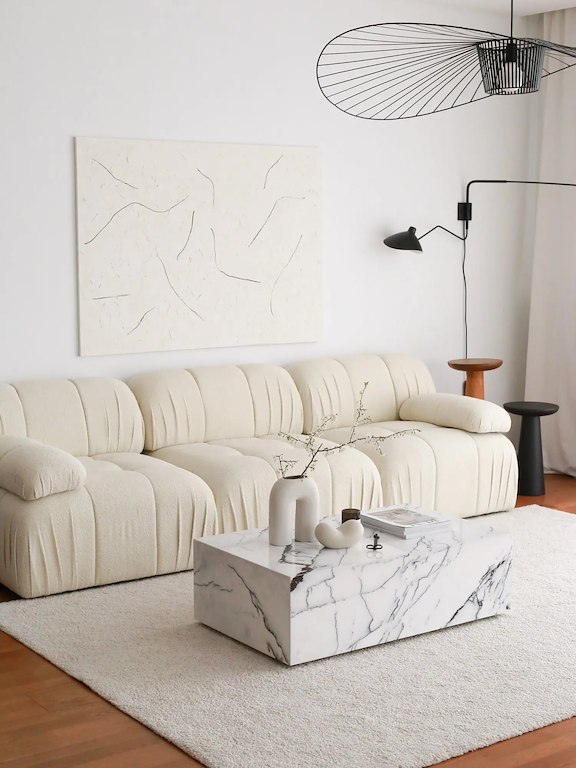 Atelier del Sofa Trosed Soli 267x74x89cm Beli