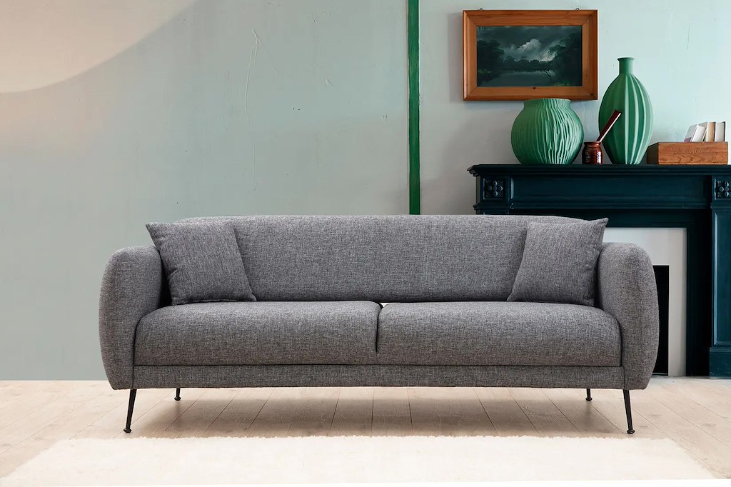 Atelier del Sofa Trosed na razvlačenje Sevilla 98x85x214cm Sivi