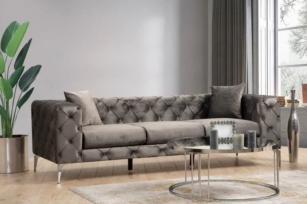 Atelier del Sofa Como Sofa, 3 sedišta, Antracit