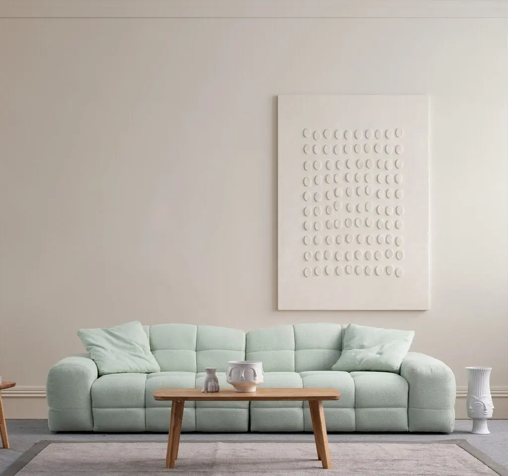 Atelier del Sofa Trosed Pescara Lounge, 310x108x83 cm, Menta