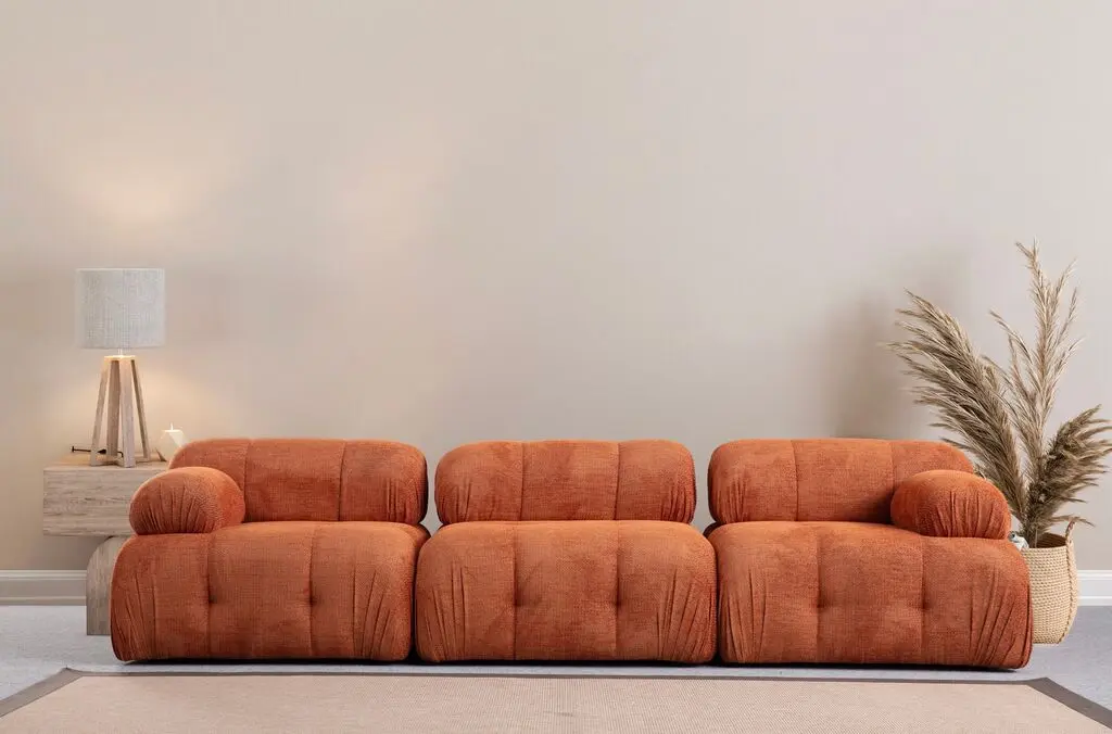 Atelier del Sofa Trosed Petite 3, 290x95x75 cm, Narandžasti