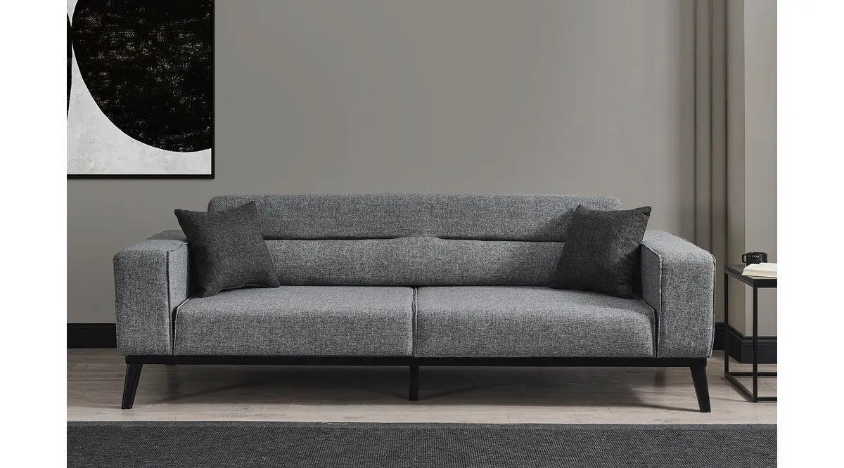 Atelier del Sofa Trosed na razvlačenje Bali 92x74x222cm Svetlosivi