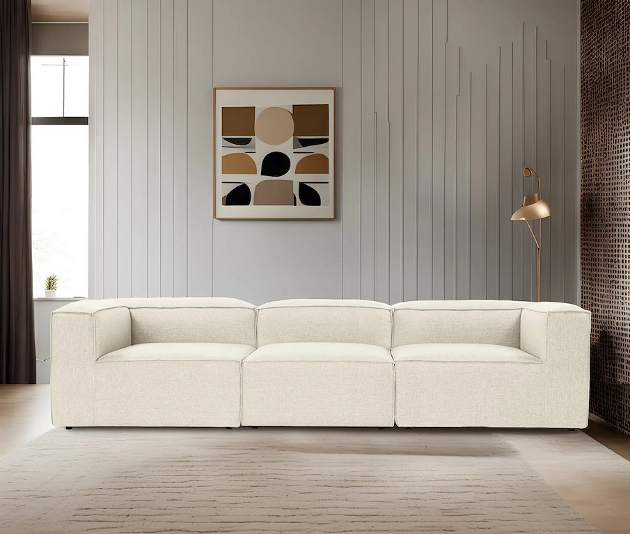 Atelier del Sofa Trosed Fora 3, 296x66cm Bež