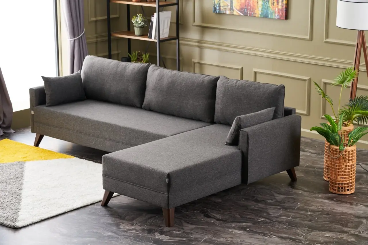 Atelier del Sofa Ugaona garnitura 275x85x81cm Antracit