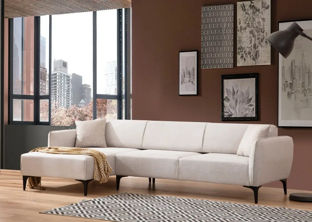 Atelier del Sofa Belissimo Left Off Ugaona garnitura, Bela
