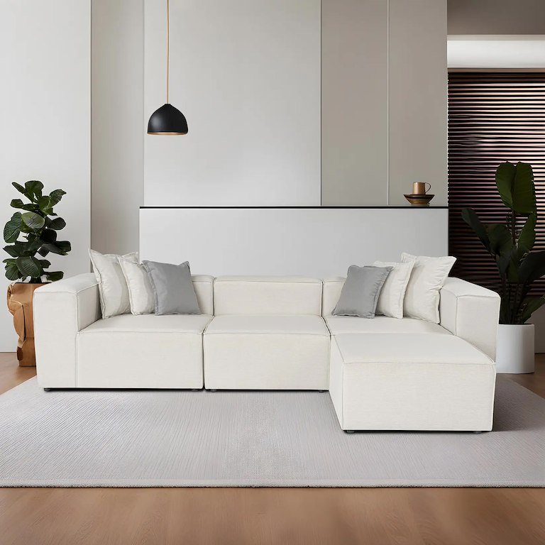 Atelier del Sofa Ugaona garnitura Frida 4 Bež