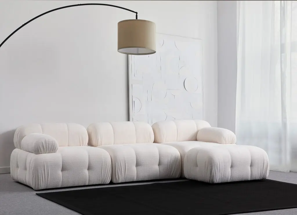 Atelier del Sofa Ugaona garnitura Petite, 290x160 cm, Bela