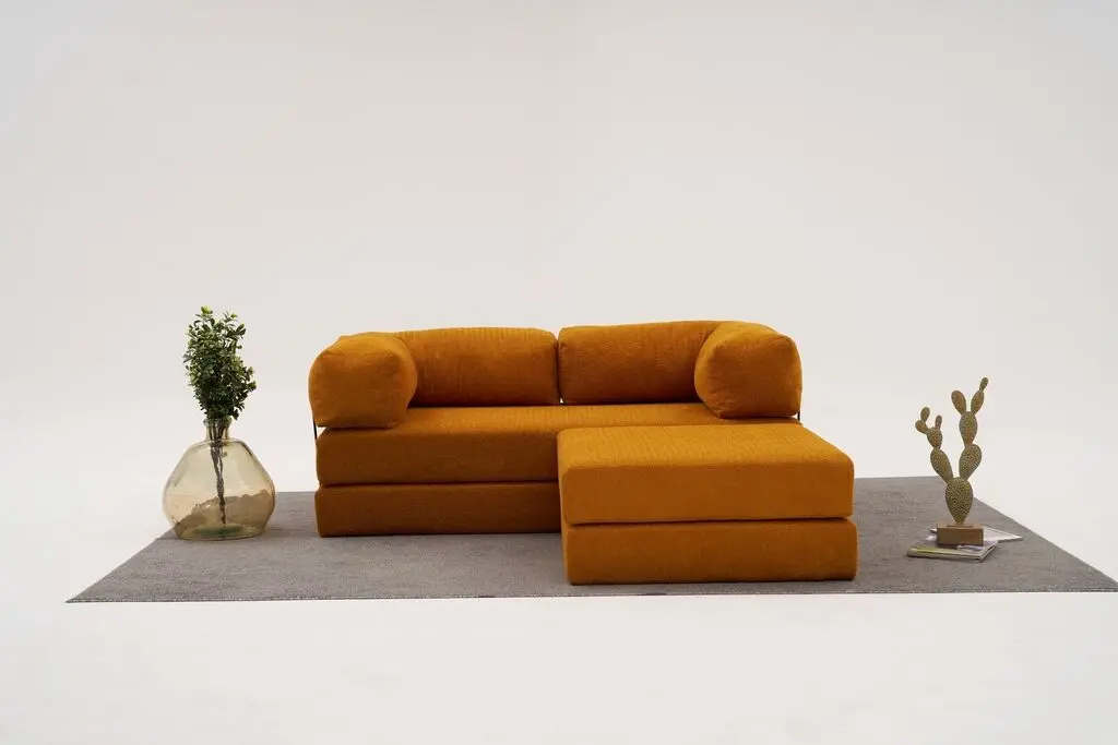 Atelier del Sofa Ugaona garnitura Comfort Mini, 190 cm, Narandžasta