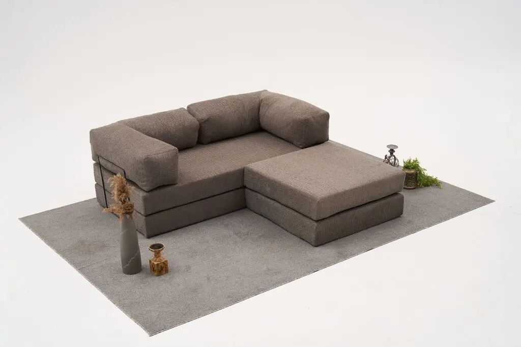 Atelier del Sofa Ugaona garnitura Comfort Mini, 190 cm, Siva