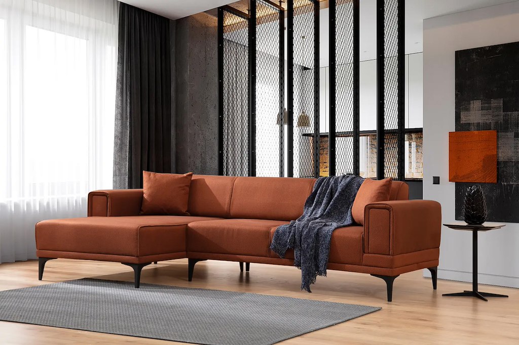 Atelier del Sofa Ugaona garnitura Horizon 85x77x140cm Bronzana